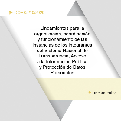 Lineamientos para la organización, coordinación y funcionamiento de las instancias de los ...